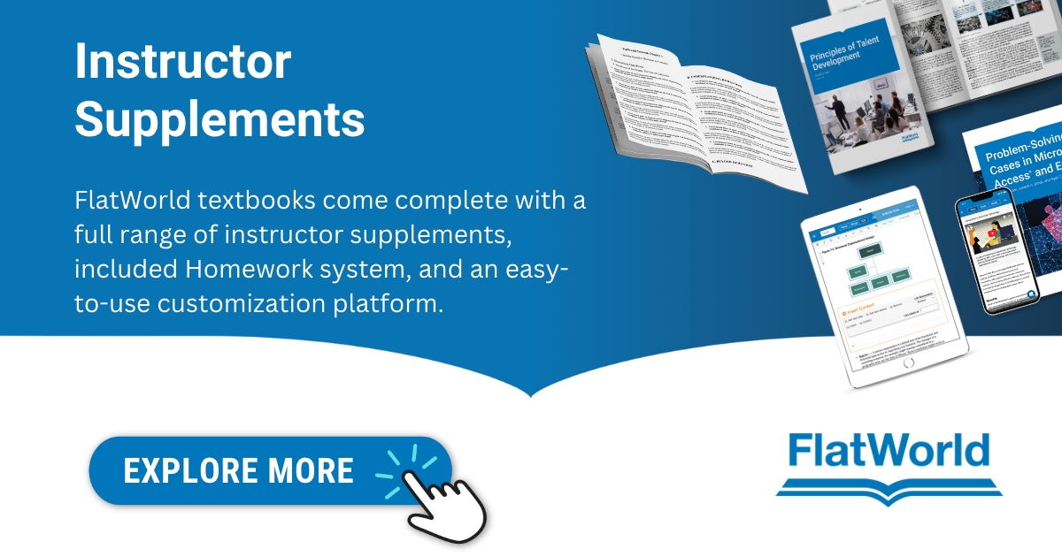 Instructor Supplements | FlatWorld